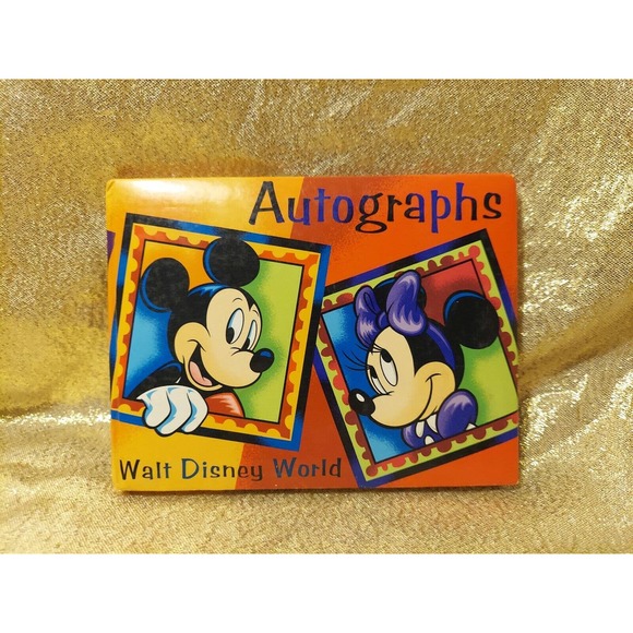 Disney | Accents | Vintage Walt Disney World Autograph Book ...